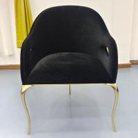 China Modern Pure Copper Dining Chair Luxury Lounge Furniture Velvet Backrest Casual Stool for Home for sale