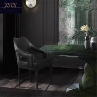 China Wooden Dining Table High End Artistic Italian Style Simple Long Design for Villa Restaurant for sale