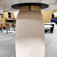 China Italian High End Creative Marble Dining Table Stainless Steel Luxury Furniture for Home for sale