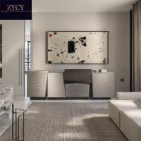 China Customized Italian Dining Side Cabinet Modern Entryway Furniture Irregular Geometric Luxury Storage for sale