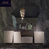 China Customized Italian Dining Side Cabinet Modern Entryway Furniture Irregular Geometric Luxury Storage for sale