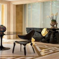 China High End Corner Table Modern Entryway Furniture Stainless Steel Light Villa Hall Decoration for sale