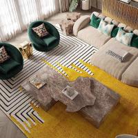 China Natural Stone Splicing Stainless Steel Coffee Table Luxury Living Room Furniture Advanced Sense for sale