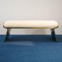 China Leather Long Low Bed End Stool Luxury Living Room Furniture Entry Bedroom Design for sale