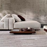 China Bespoke Square Coffee Table Luxury Living Room Furniture Stainless Steel High Low Combination for sale