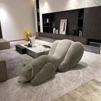 China Polar Bear Design Single Sofa Chair Luxury Lounge Furniture FRP Chinese Style Comfortable for Living Room for sale
