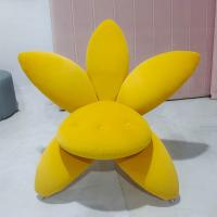 China Trumpet Flower Leisure Chair Luxury Lounge Furniture Minimalist Fabric Lily Design for Villa for sale
