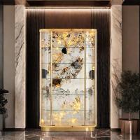 China Pixels Mosaic Stainless Steel Base Wine Cabinet Modern Storage Design Home for sale