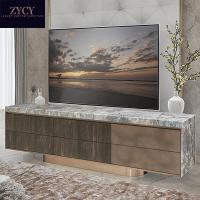 China Wooden Locker Marble TV Cabinet Accent Decor Hotel Apartment Home Design for sale