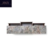 China Wooden Locker Marble TV Cabinet Accent Decor Hotel Apartment Home Design for sale