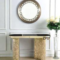 China Personalized Designer Style Creative Marble Corner Table Home Entryway Modern for sale