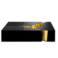 China Spliced Italian Design Stainless Steel Coffee Table Modern Luxury Style for sale