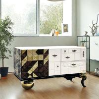 China Italian Solid Wood Storage Cabinet Modern Concept Entry Cabinet Design for sale