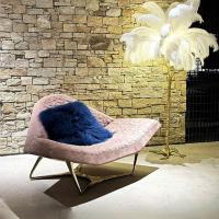 China Leopard Print Velvet Single Sofa Chair Starfish Leisure for Living Room Bedroom for sale