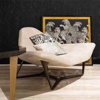 China Leopard Print Velvet Single Sofa Chair Starfish Leisure for Living Room Bedroom for sale