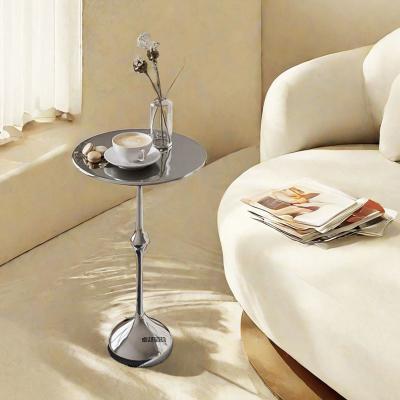 China Stainless Steel Corner Table High End Side Table Modern Creative Design for sale