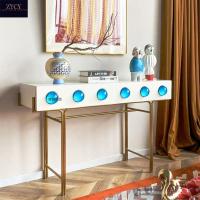 China Luxury Italian Centre Coffee Table Stainless Steel Base Fancy Dining Counter for sale