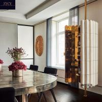 China Rotating Solid Wood Wine Cabinet Modern Style Display Pillar Home Decor for sale