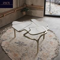 China Designer Italian Stainless Steel Coffee Table Creative Heteromorphism Style for sale