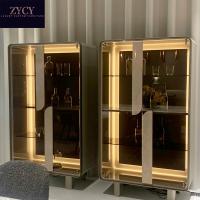 China High End Solid Wood Wine Cabinet for Living Room Hotels for sale