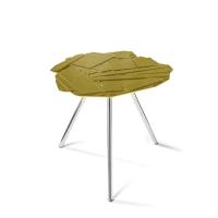 China Luxurious Mosaic Glass Coffee Table Stainless Steel Edge Designer Style for sale