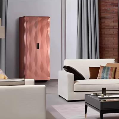 China Villa Mansion Luxury Living Room Furniture Solid Wood Wine Cabinet High End Home Storage for sale