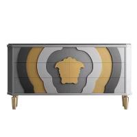 China Entrance Cabinet Italian Style Solid Wood Light Luxury Modern Sideboard for High End Living Room for sale