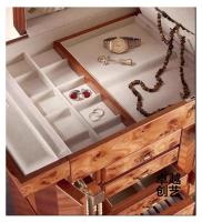 China Italian Wooden Jewelry Cabinet Villa Home Living Room Designer Artistic Mirror Storage High End for sale