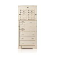 China Italian Wooden Jewelry Cabinet Villa Home Living Room Designer Artistic Mirror Storage High End for sale