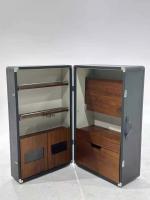 China Handmade Solid Wood Sideboard Butterfly Design Light Luxury Storage Cabinet for sale