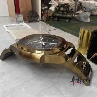 China Designer Stainless Steel Tea Coffee Table Tempered Glass Home Villa Decor for sale