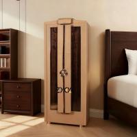 China Modern Safe Jewelry Cabinet Stainless Steel Leather Lock Password Italian Style Design for sale
