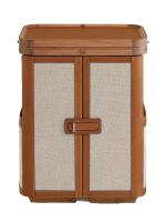 China Light Luxury Solid Wood Dressing Table Cabinet Two Drawers Eco Friendly Italian Style for sale