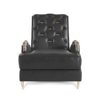 China Reclining Sofa Chair Green Snake Design Velvet Pure Copper Legs for Living Room Bedroom for sale