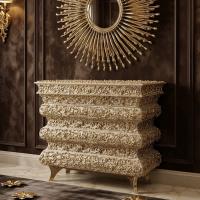 China Hidden Drawer Door Storage Cabinet Copper Decorative Luxury Style Living Room Designer Artistic Chest for sale