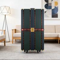 China Retro Mobile Wine Cooler Leather Storage Cabinet Portable Fashion Bar Design for sale