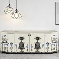 China Italian Modern Painted Solid Wood Storage Cabinet Creative Multi Purpose for sale