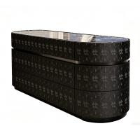 China Electric Lifting Storage Cabinet Solid Wood Stainless Steel Space Saving Sideboard for sale