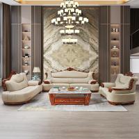 China Ebony Wood Genuine Leather Sofa Set New Chinese Style Solid Wood Design for sale