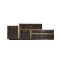 China Drawer Door Storage Cabinet Italian Minimalist Style Solid Wood Entryway TV Use Creative Designer for Villa for sale
