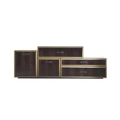 China Drawer Door Storage Cabinet Italian Minimalist Style Solid Wood Entryway TV Use Creative Designer for Villa for sale
