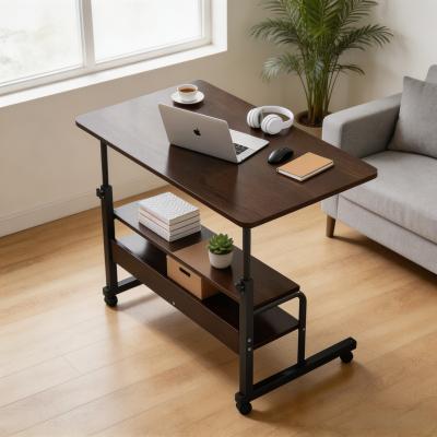 China Movable Lift Height Adjustable Computer Desk Modern Office Furniture Portable Side Table for Bedroom Use for sale