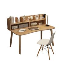 China Integrated Durable Wooden Computer Desk Modern Office Furniture Storage Shelves Eco Friendly Space Saving for sale