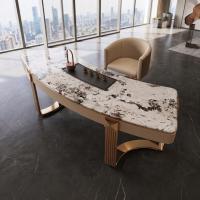 China Stone Table Italian Style Chair Set Modern Minimalist Kung Fu Tea Station for sale
