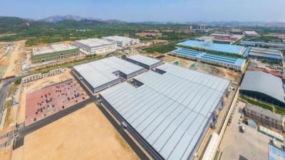 China Customizable Steel Structure Building 50m Clear Span Industrial Workshop Warehouse for sale