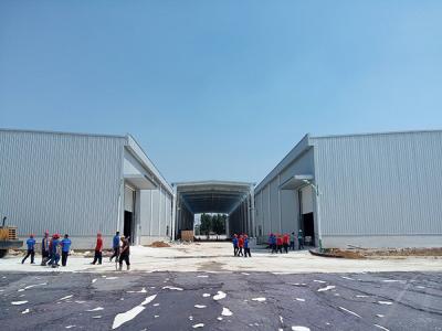 China Lightweight Steel Warehouse Building Construction Q235 Q355B Prefab Metal Buildings for sale