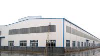 China Galvanized Prefab Steel Frame Building 30m Span Industrial Warehouse Construction for sale