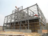 China Prefabricated Steel Structure Warehouse ISO9001 12 Grade Wind Resistance 8 Grade Earthquake Resistance for sale