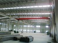 China Lightweight Steel Frame Prefab Warehouse Q235 Q355B 50m Span Customizable for sale