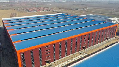 China Prefabricated Steel Warehouse Building Q235 Q355 H Section Steel Frame Customizable for sale